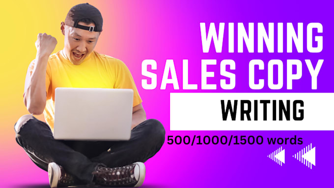 Transform your words into sales magic with my pro copywriting skills by ...