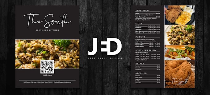 Design a modern menu for your restaurant by Jephphe | Fiverr