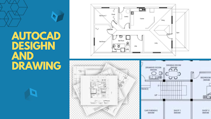 Convert pdf, sketch or image drawing to autocad by Aalina79 | Fiverr