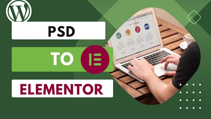 Convert psd to wordpress using elementor pro by Jewelranapro | Fiverr