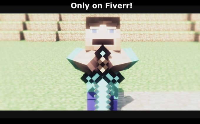 Create professional 3d minecraft youtube intro by Mediaent | Fiverr