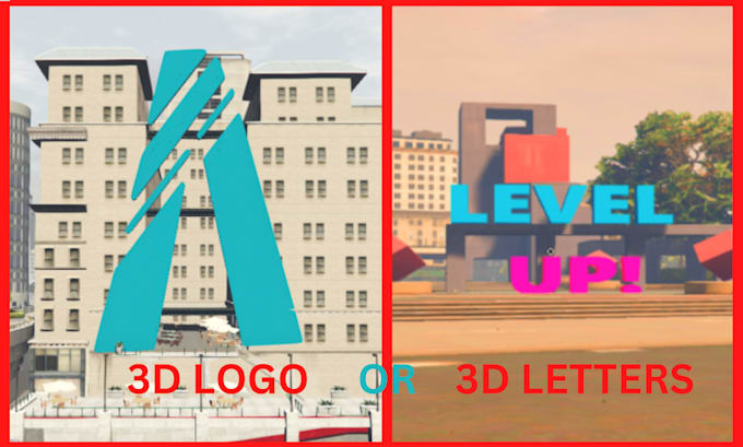 Make a custom 3d letters or 3d logo for your server by Pedroribeiro69 ...