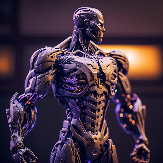 Create unique robots 3d by Teobot | Fiverr