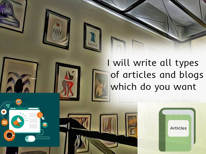 Write all types of articles and blogs which do you want