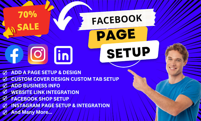 Design and create facebook business page setup, banner and cover design