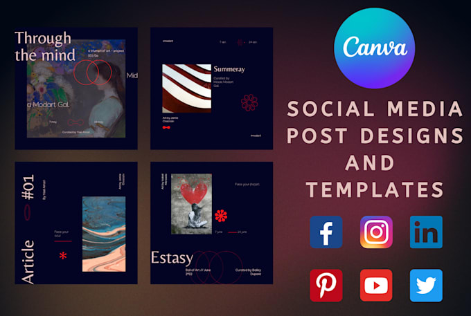 Create canva social media post, canva graphics designing canva post by ...