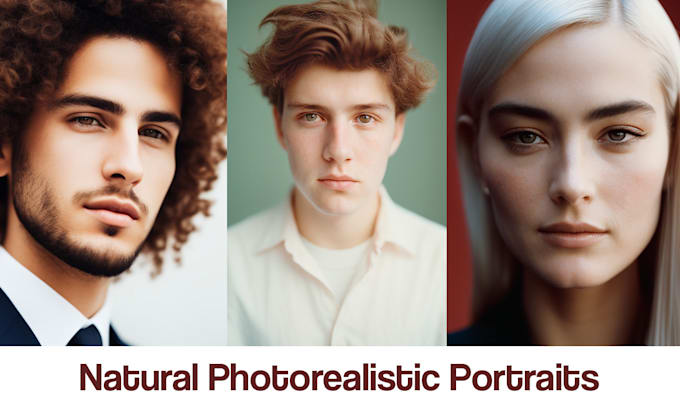 Create natural photo realistic portraits by Renangs | Fiverr
