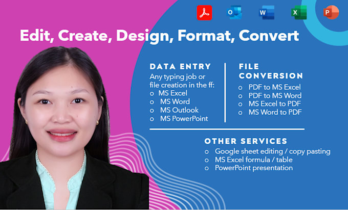 Professionally edit, create, design, format, convert in ms office ...
