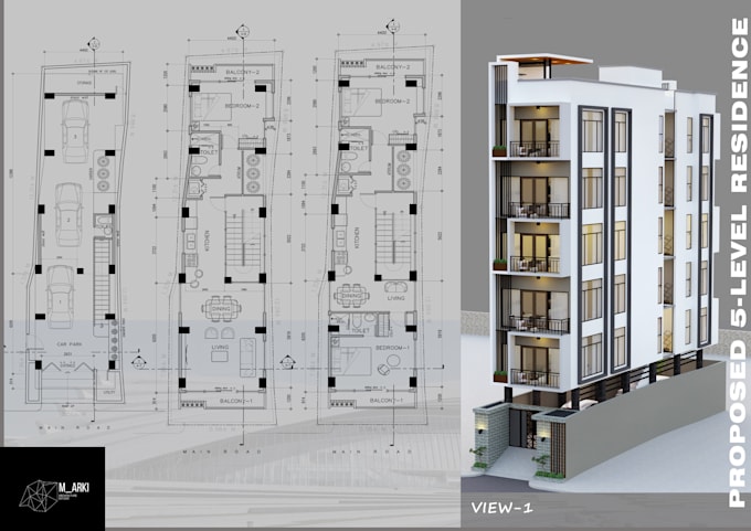 Make professional 2d and 3d architectural drawings by Archimark | Fiverr