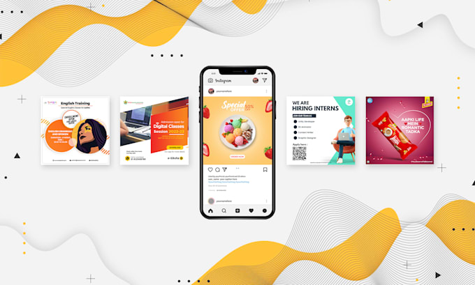 Design social media posts graphics for facebook, instagram by Abkky01 ...