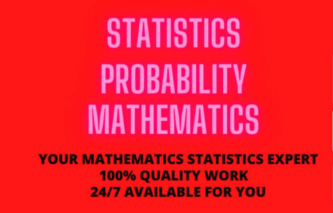 Be Your Mathematic And Statistical Problem Solver By Mahroshahmad Fiverr