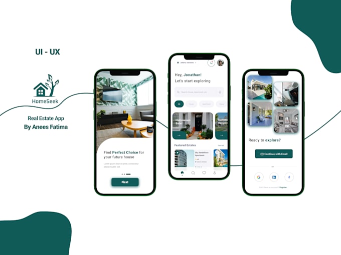 Design mobile app, website and dashboard ui ux design using figma by ...