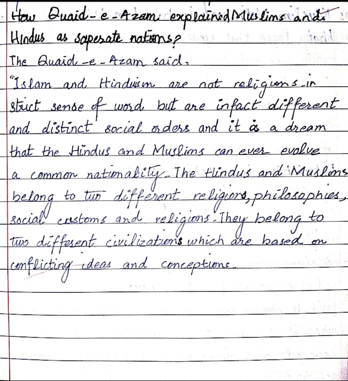 Write notes and letters by Mnjamil | Fiverr