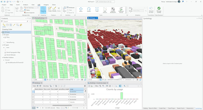Turn your 2d cad plans or shapefiles to 3d with attributes by ...