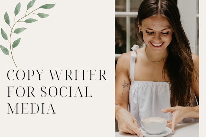 Write copy for social media by Odettevisser | Fiverr