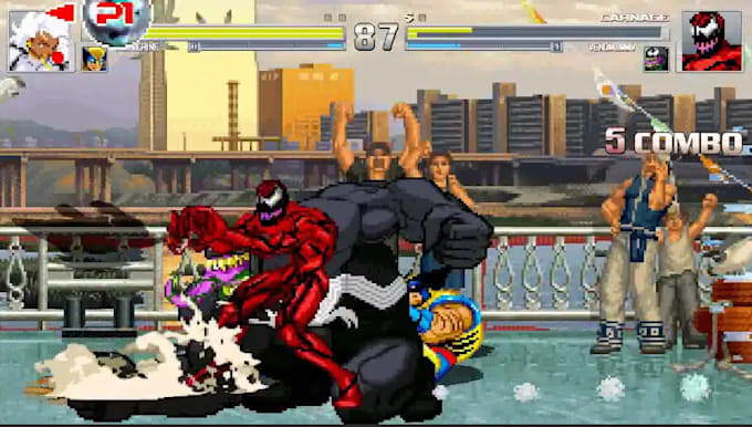 Create a fighting game for you with mugen engine and a mugen character ...