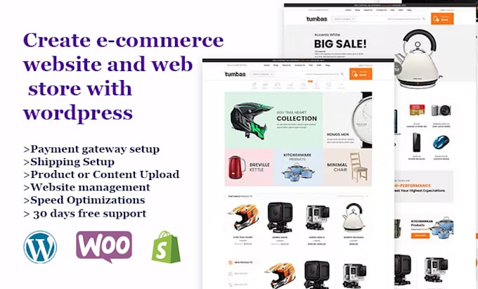 Design Ecommerce Website And Online Store Using Woo Commerce By