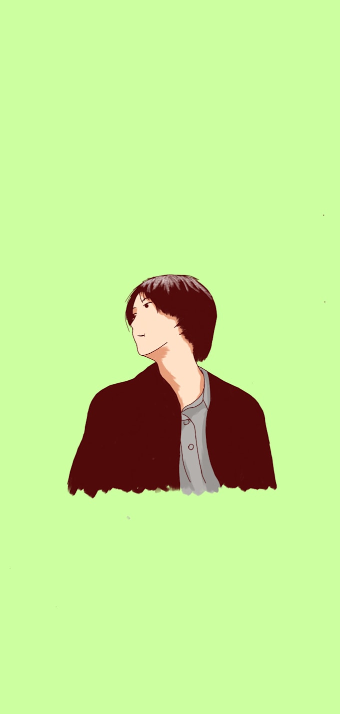 Draw 2d cartoon portait from photo by Andikaaaaa20 | Fiverr