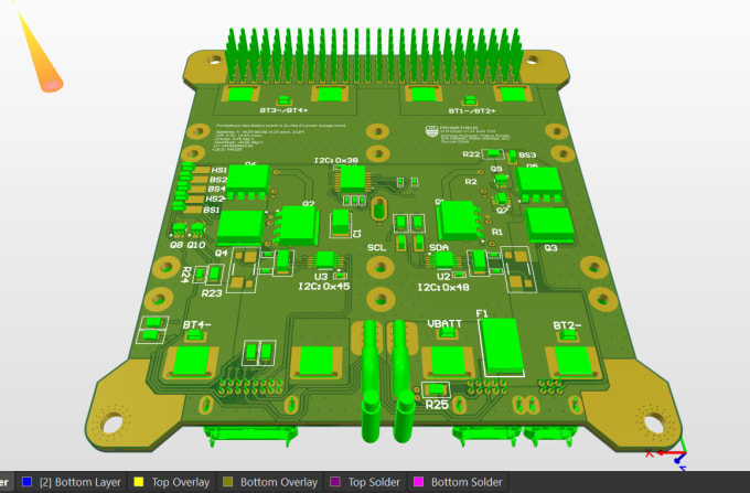 Design and create a pcb board with a detailed schematic circuit, ready ...