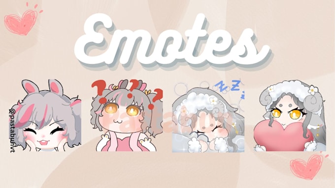 Draw you emotes for live streaming by Pasta1169 | Fiverr