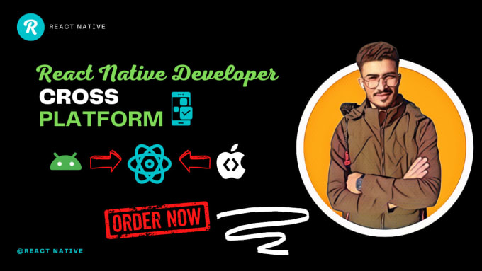Create Cross Platform React Native Mobile App For You By Saqibnaeem