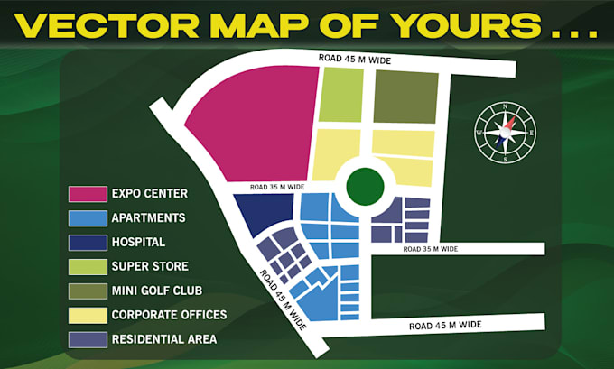 Draw vector map in illustrator by Mraheeq | Fiverr