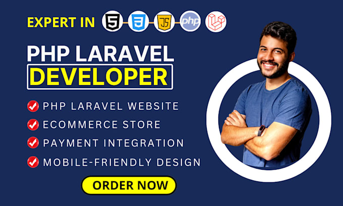 Be your expert php laravel developer for web app, api and custom solutions by Qaisarkhanjoyia ...