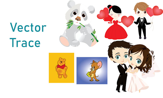 Vector tracing, revamp, vector trace, edit, recreate, map line art ...