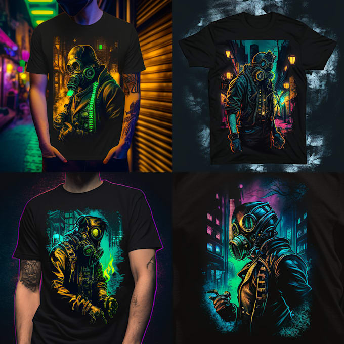 Create futuristic ai based shirt design by Bdesgins | Fiverr