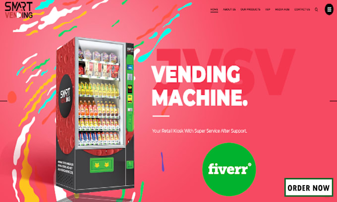 Design vending machine websites and landing pages by Developa_pizzle ...
