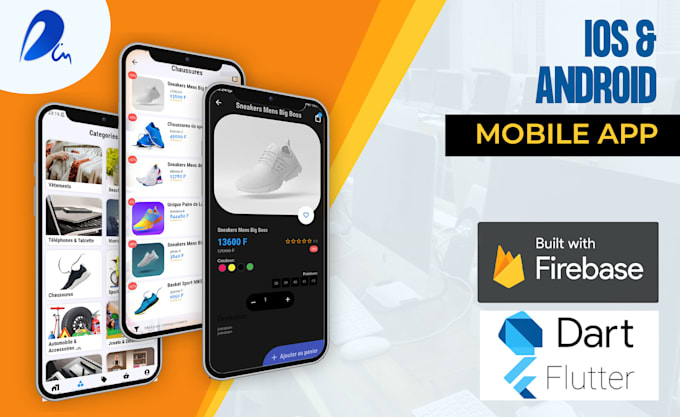 Développer une application mobile flutter firebase by Dytenservices | Fiverr