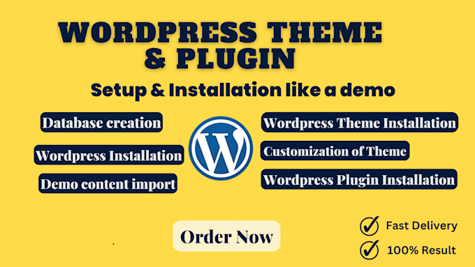 Do wordpress theme and plugin installation by Webexpertaqsa | Fiverr
