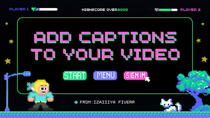 Make animated captions for your video by Beloctic | Fiverr