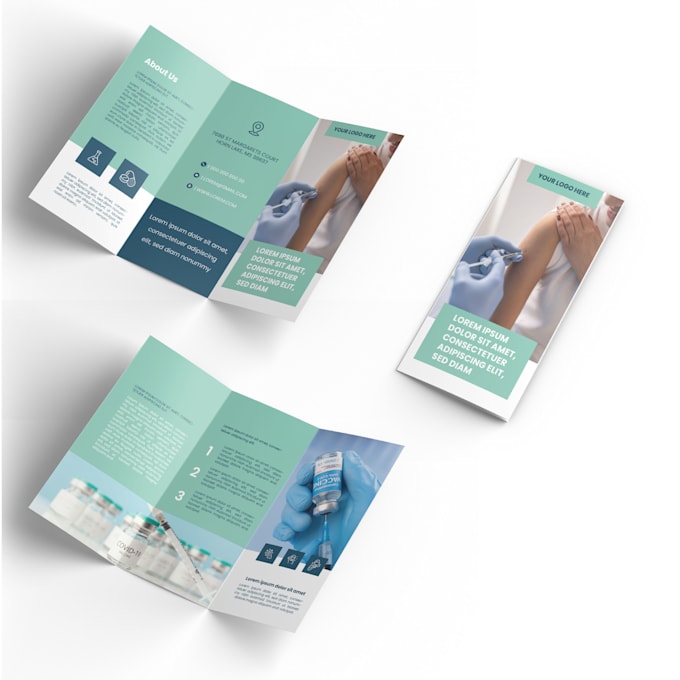 Create a visually appealing trifold brochure for marketing by Mona ...