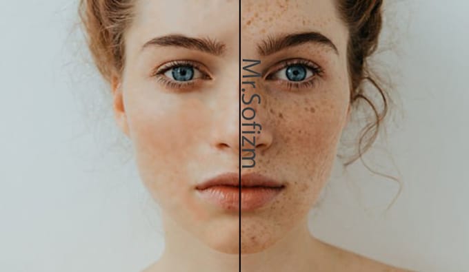 Facial cleansing, lighting, face correction by Mrsofizm | Fiverr