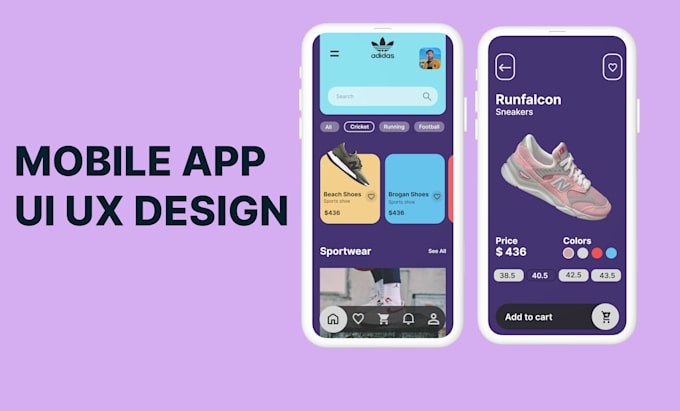 Design modern and clean ux ui for your mobile app in 2 days by Farid917 ...
