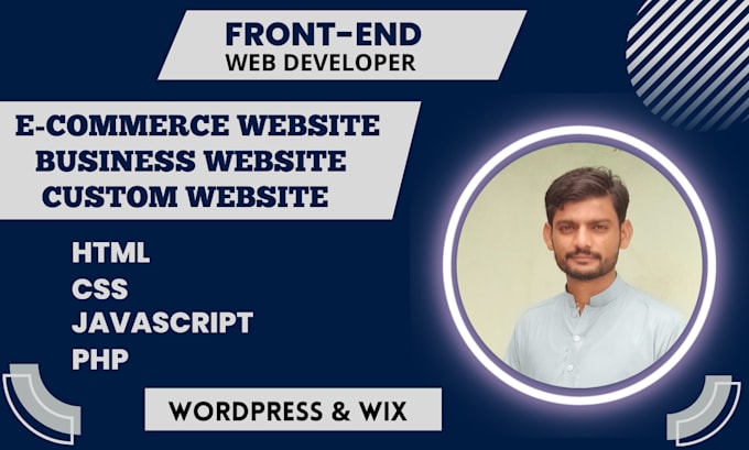 Build Business Ecommerce And Custom Websites Using Html Css Javascript Php By Mianbilalfp