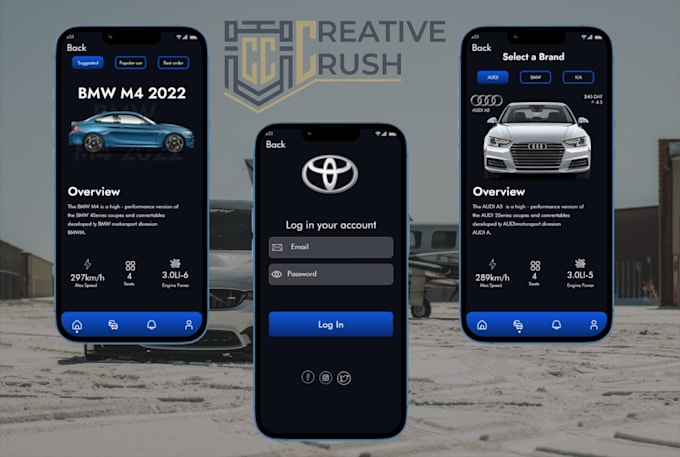 Do Ui Ux Design Mobile App Ui Dashboard Ui Ux By Creativecrush Fiverr