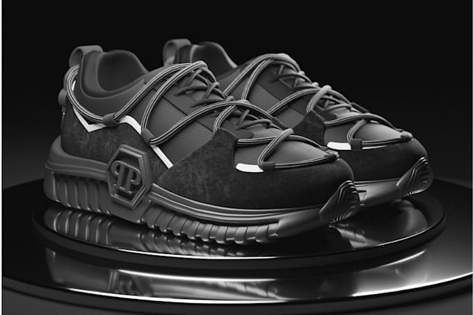 Model 3d shoe, with design and animation for commercial use by ...