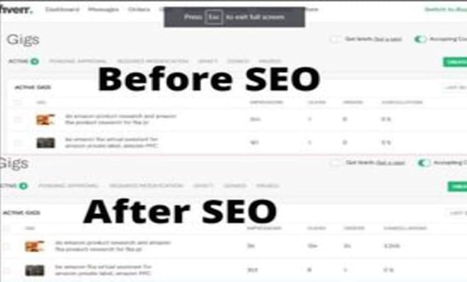 Help your fiverr gigs rank higher and increase sales by Andreeaaf | Fiverr