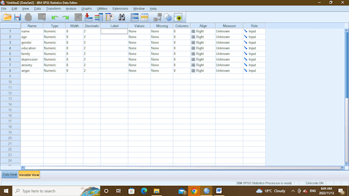 Do data analysis through spss by Bakh1122 | Fiverr