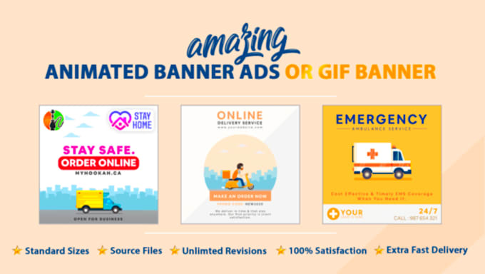 Create animated motion gif, ads and custom banners designs by ...