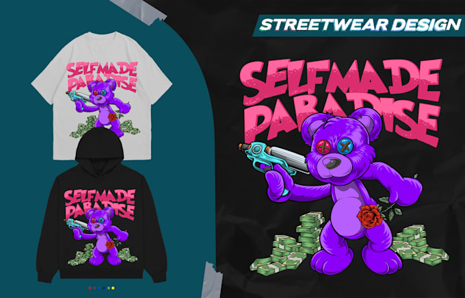 Make streetwear tshirt design hypebeast apparel clothing by Rizaldy_b ...