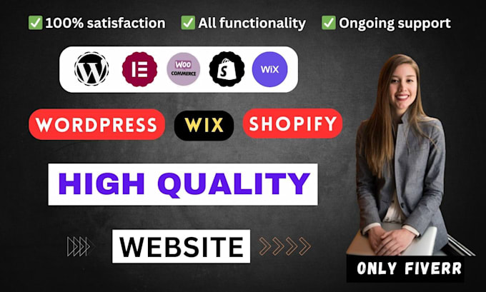 Create, redesign, clone website using wordpress, elementor pro, shopify and wix by Sultana_web ...