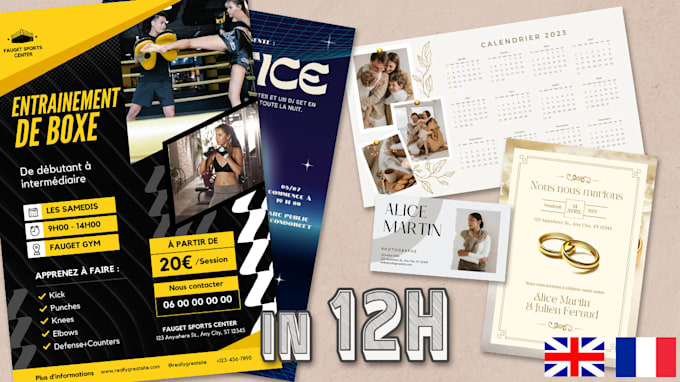 Design your flyer, poster, etc in 12h by Munh_acnh | Fiverr
