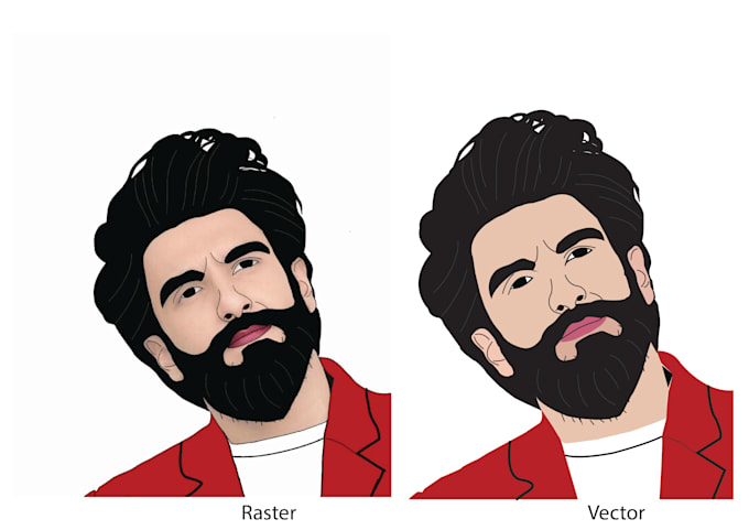Vector tracing , redraw , vectorize image by Maliknazeer786 | Fiverr