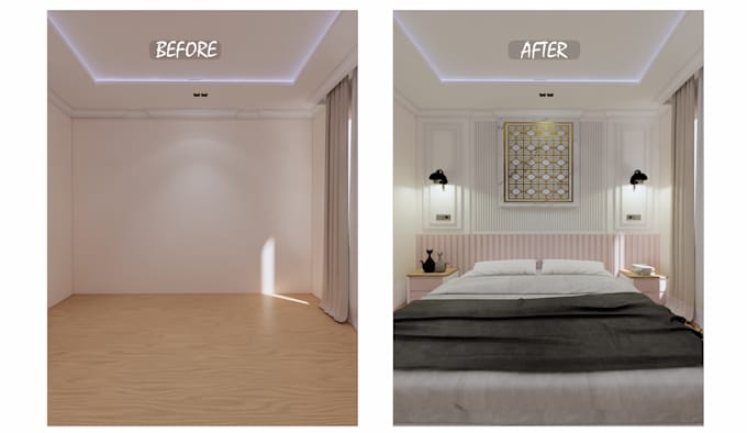 Turn your home interior into a dream room by Designdrafter | Fiverr