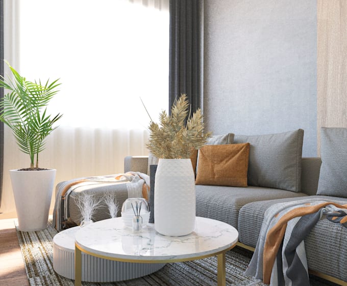 Create photorealistic interior 3d renderings rooms by Doniasaaed | Fiverr