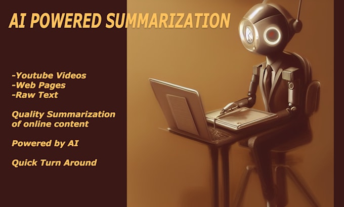 Create a text summary of a video or web page powered by ai by ...