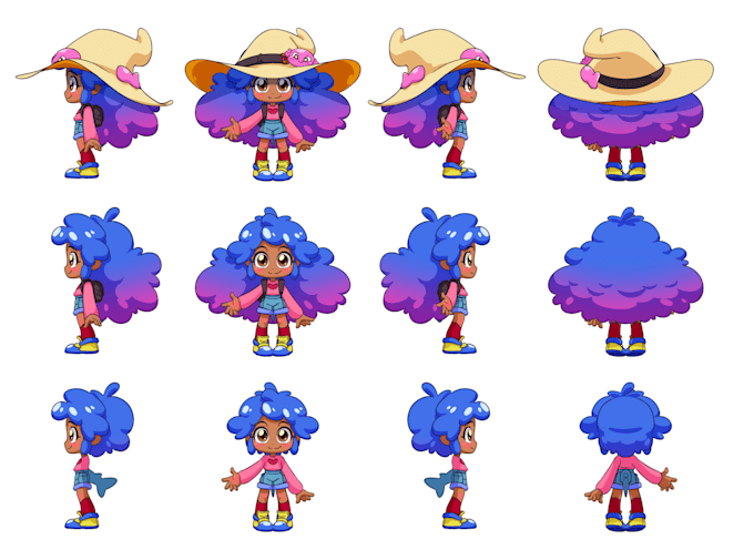 Create character design, concept art, or character sheets by Egglunch ...